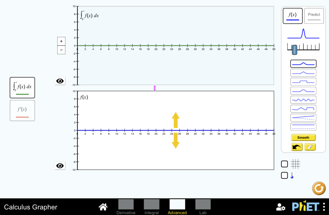 Polish size of graphs and spacing around graphs · Issue #135 · phetsims/calculus-grapher · GitHub