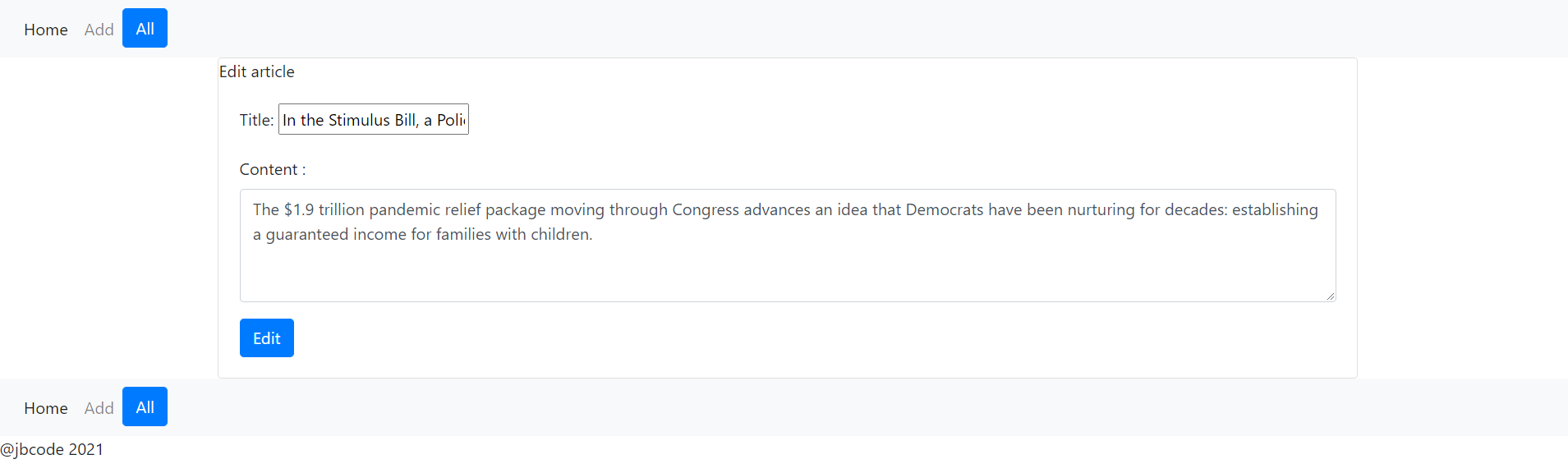 GitHub - codeavecjb/MiniWiki: The miniwiki to crud article without login
