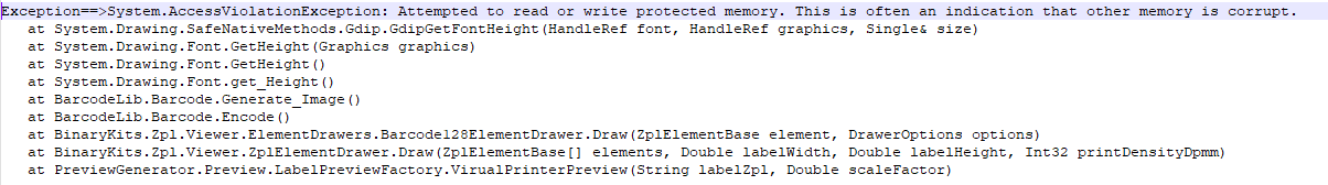 System.AccessViolationException: Attempted to read or write protected memory · Issue #170 ...