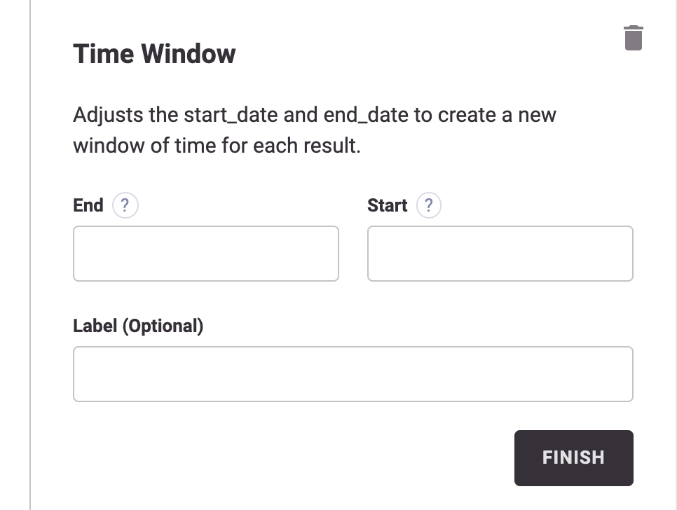 Switch location of START and END parameters in Time Window and Date ...