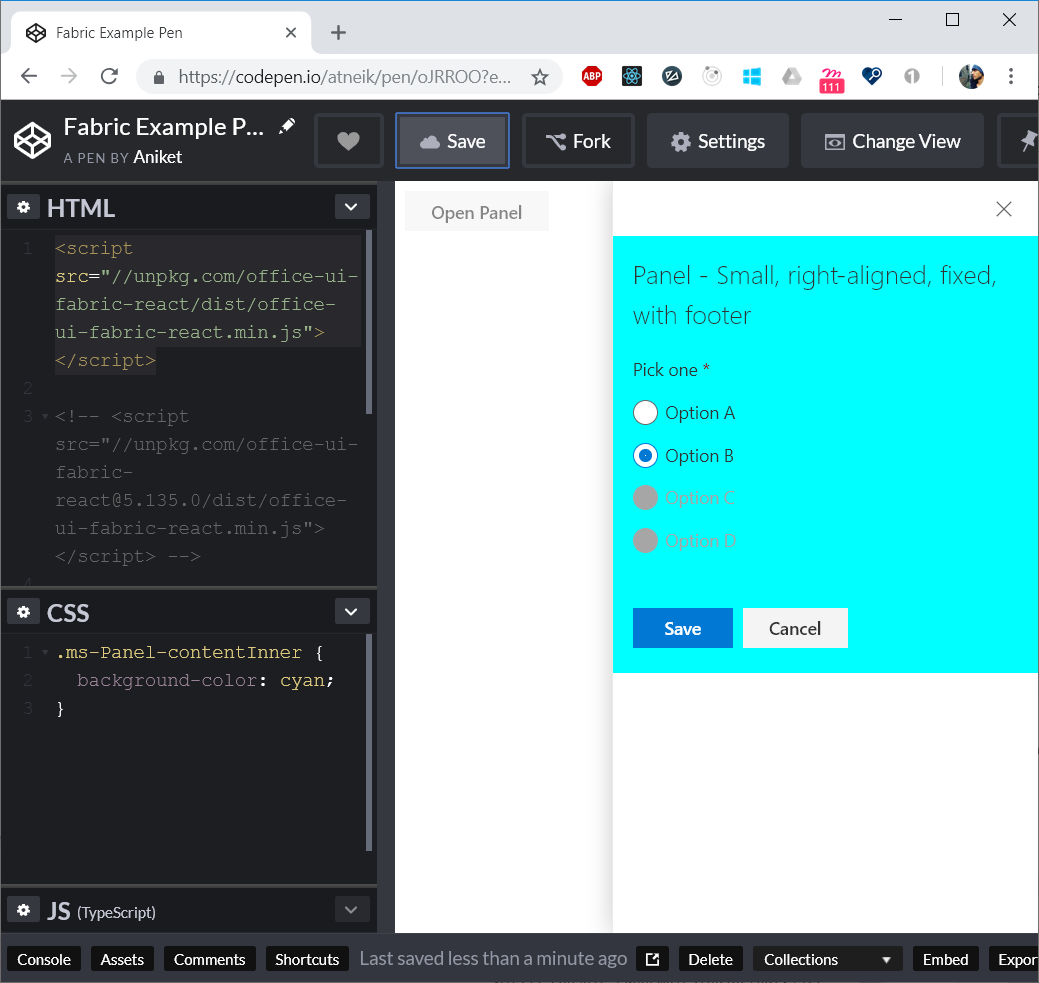 Panel height has probably regressed · Issue #7606 · microsoft/fluentui ...