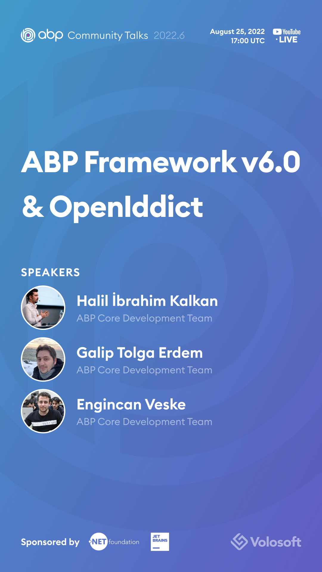 [AMPLIFICATION] - ABP & OpenIddict Event · Issue #94 · dotnet-foundation/content · GitHub