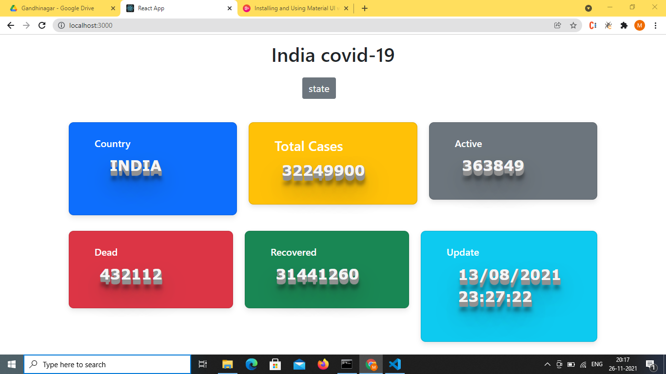 GitHub - krupesh87/covid19-tracker