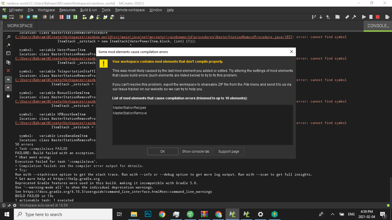 my mcreator gives me a bug please help · Issue #870 · MCreator/MCreator · GitHub