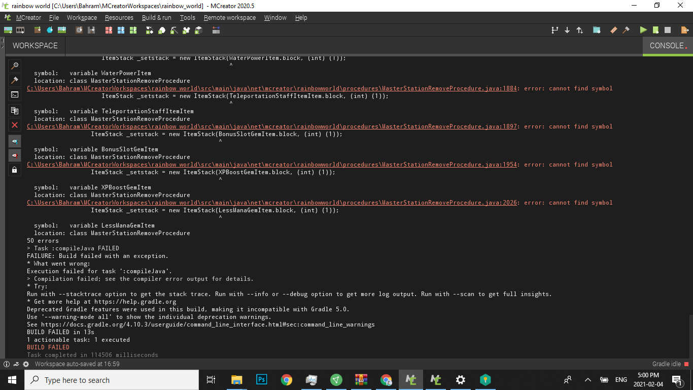 my mcreator gives me a bug please help · Issue #870 · MCreator/MCreator ...