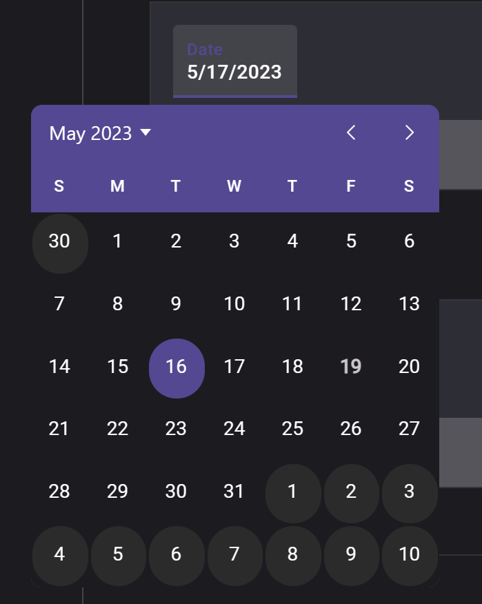 [WASM] CalendarView/CalendarDatePicker displays wrong item · Issue #12365 · unoplatform/uno · GitHub