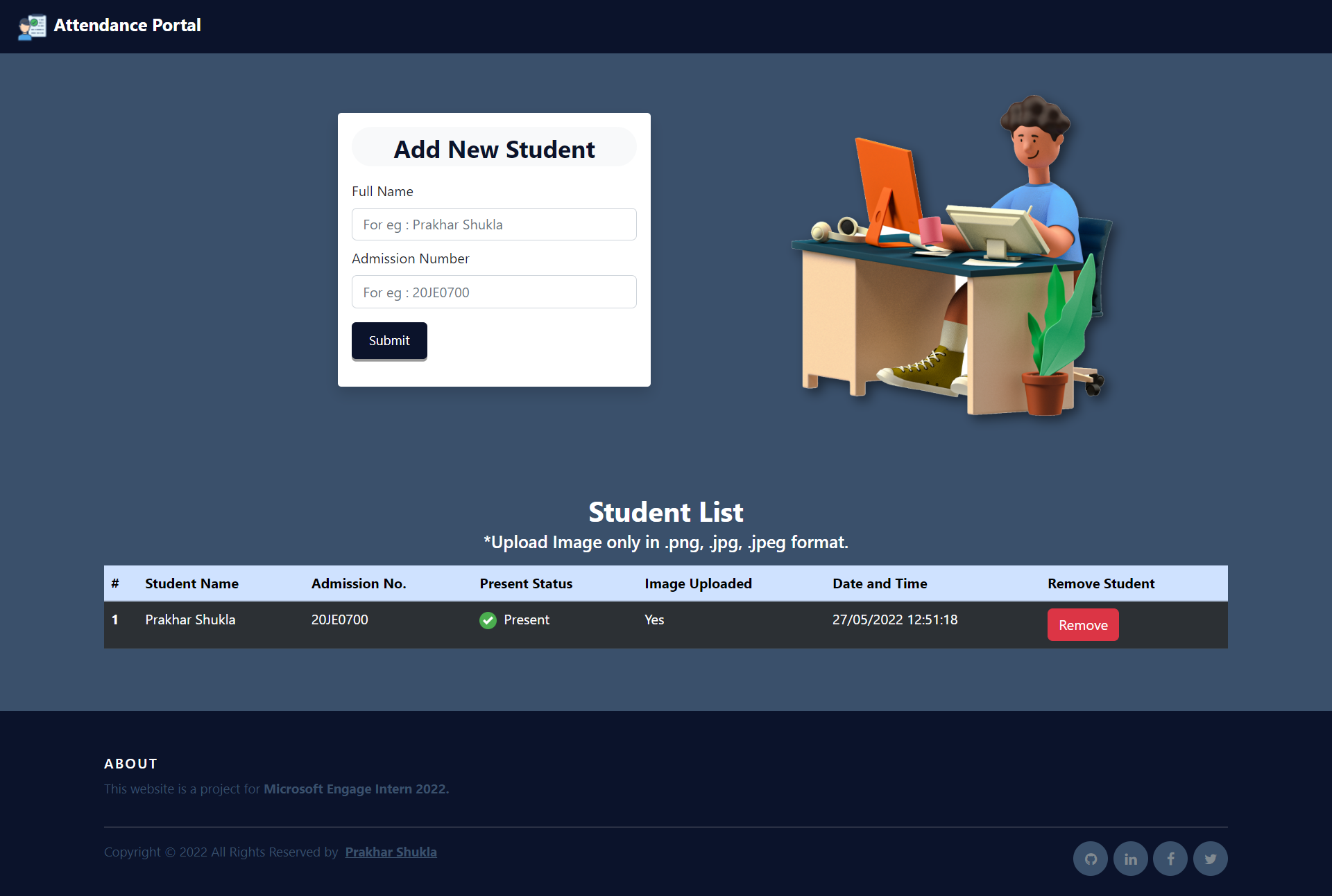 GitHub - RashiShukla01/live-attendence-tracker