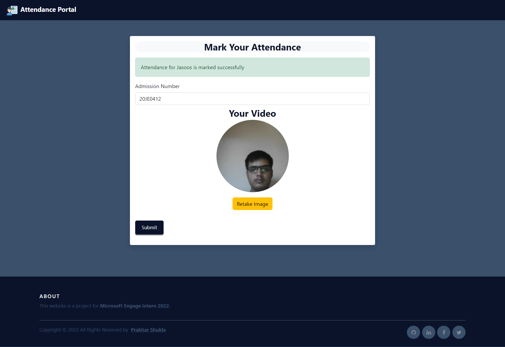 GitHub - RashiShukla01/live-attendence-tracker