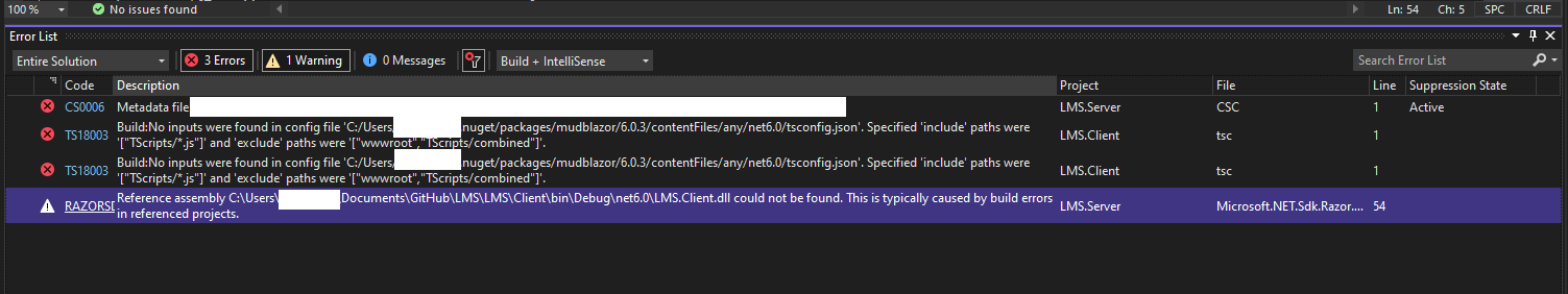6.0.3 version - Build failed Error TS18003 · Issue #3660 · MudBlazor ...