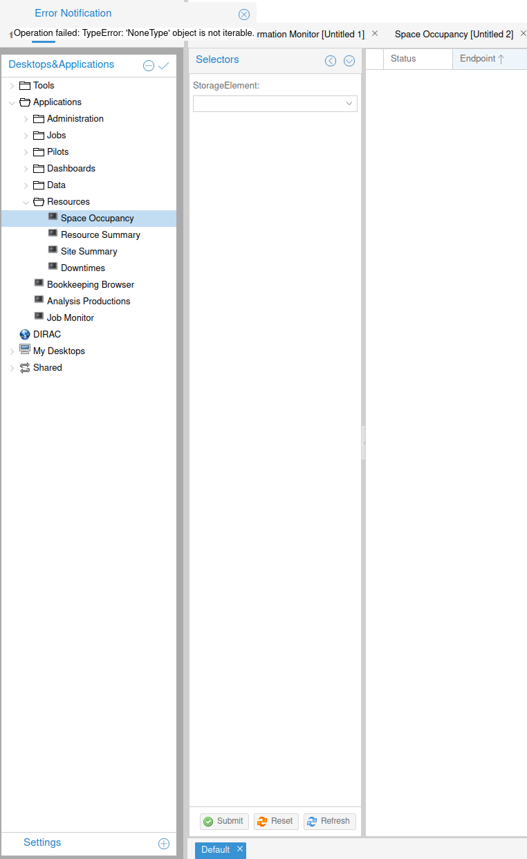 SpaceOccupancy handler breaks when there are no SEs selected: · Issue ...