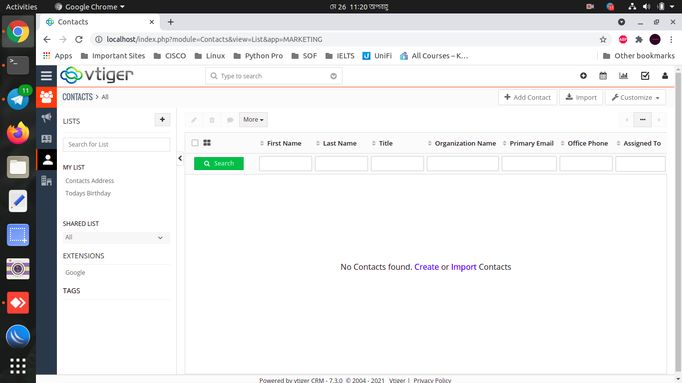 I will Do configure Vtiger CRM · GitHub