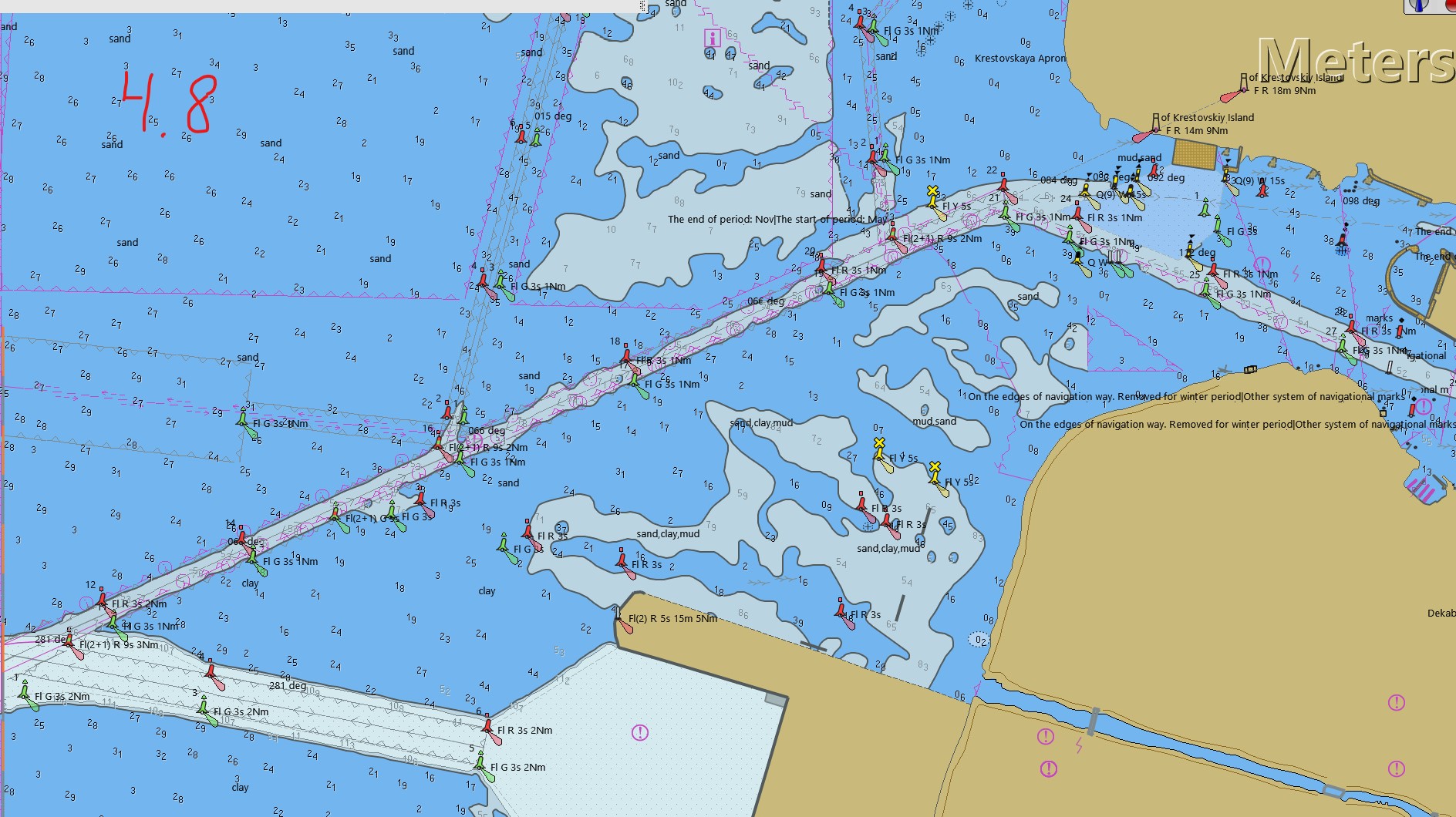 OCPN 4.99.1326, S-52 Incorrect coloring of objects CM93/ENC S-57 · Issue #1240 · OpenCPN/OpenCPN ...