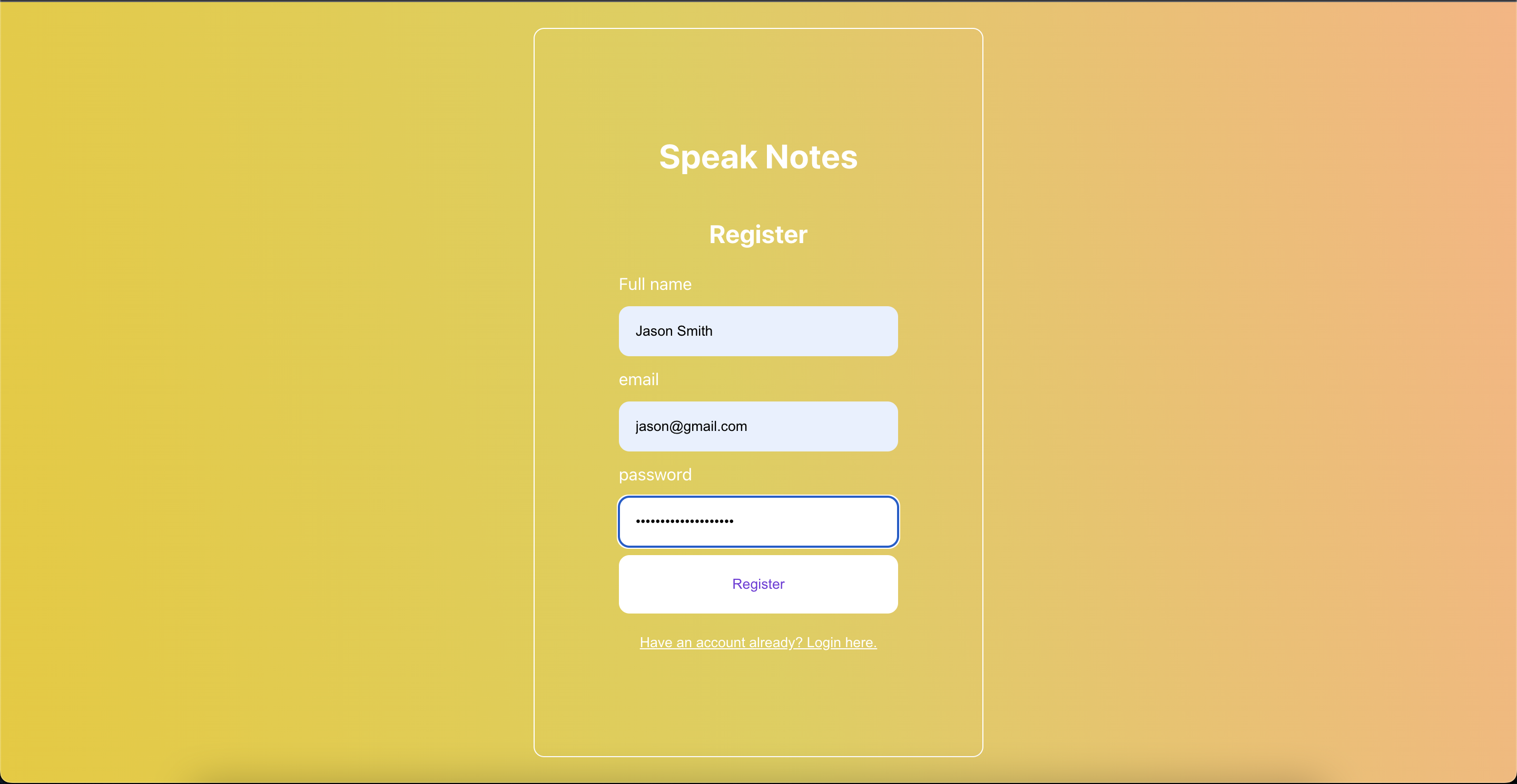 GitHub - RutvikPansare/Speak-Notes