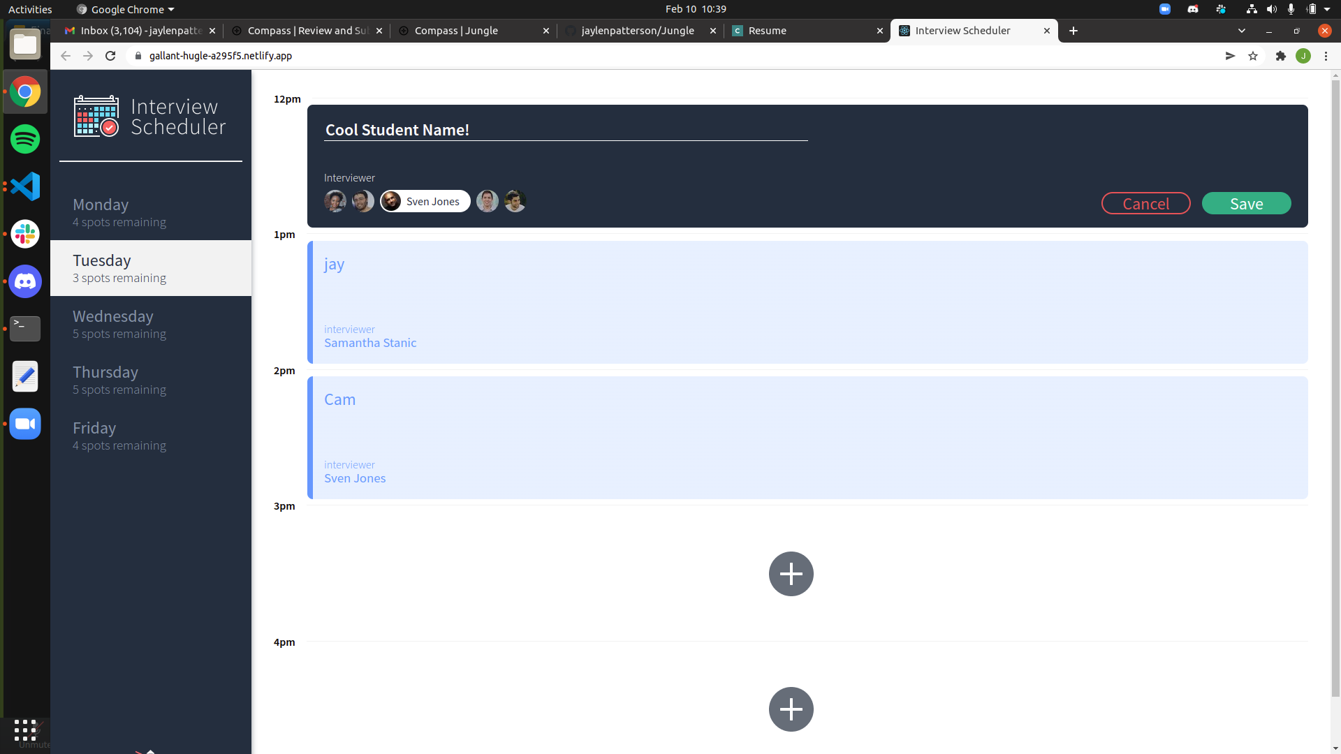 GitHub - jaylenpatterson/scheduler · GitHub