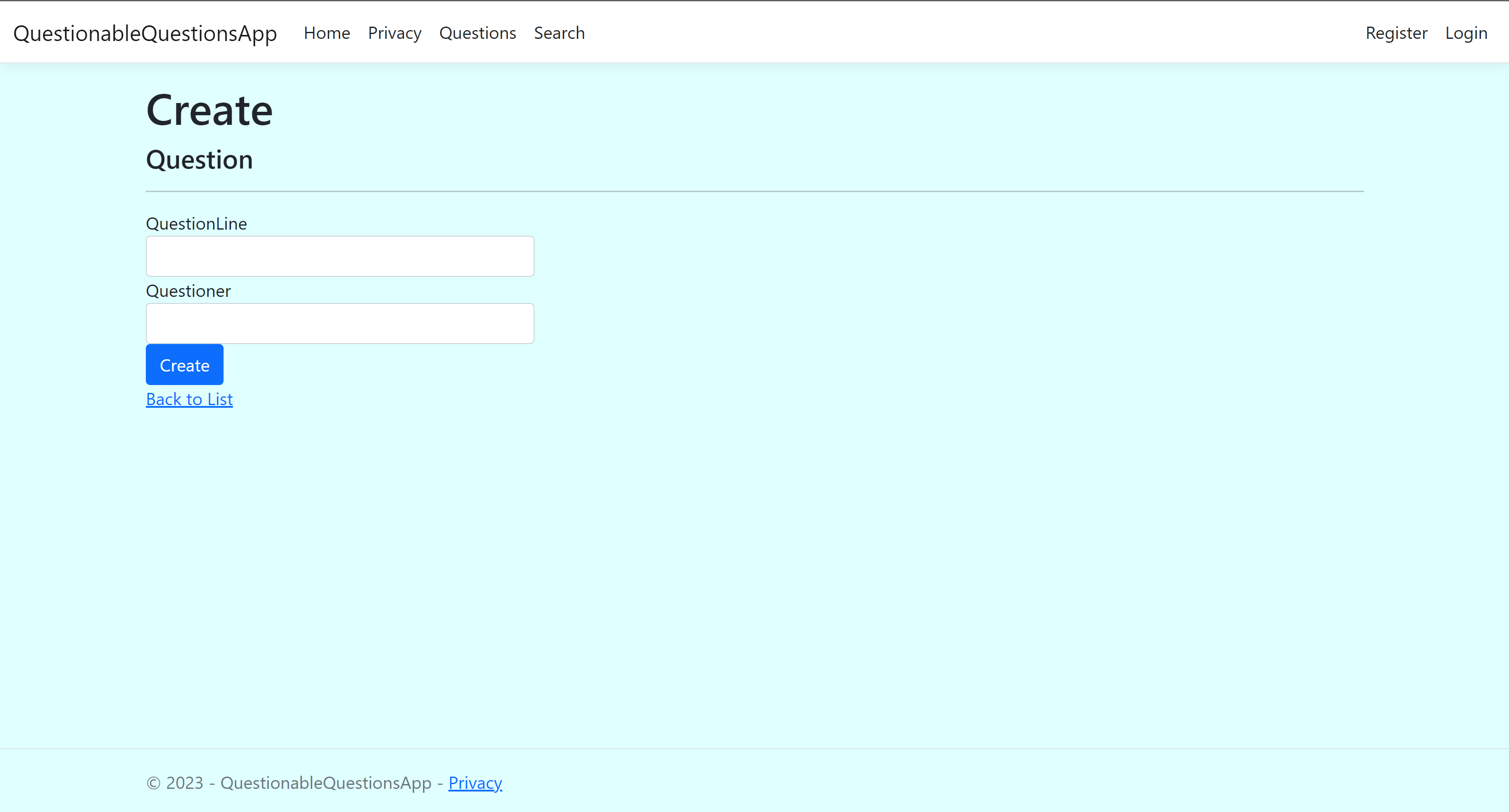 GitHub - will-mcintyre04/QuestionableQuestionsApp: ASP.NET Web ...