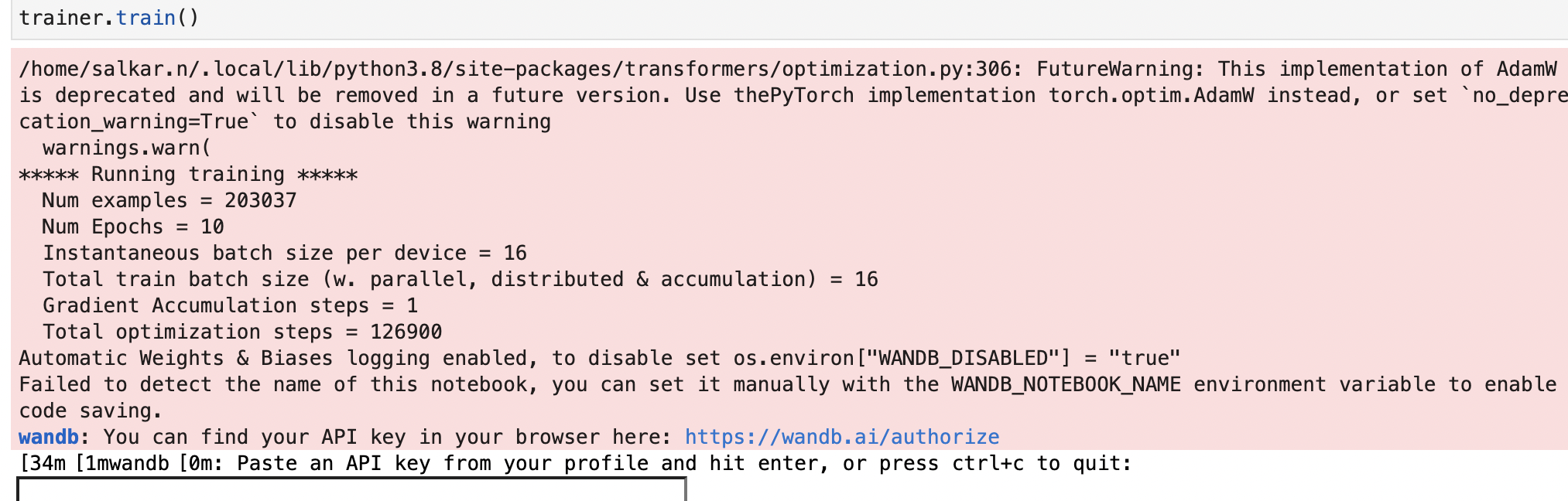 Why is wandb being logged in and how to turn it off? · Issue #16594 · huggingface/transformers ...