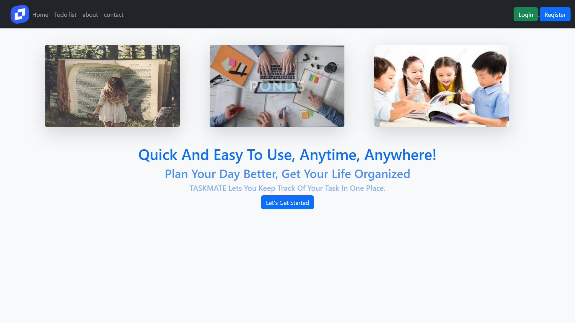GitHub - sowmyareddy1234/TaskMate: Django Framework Project Building Task Manager Web ...