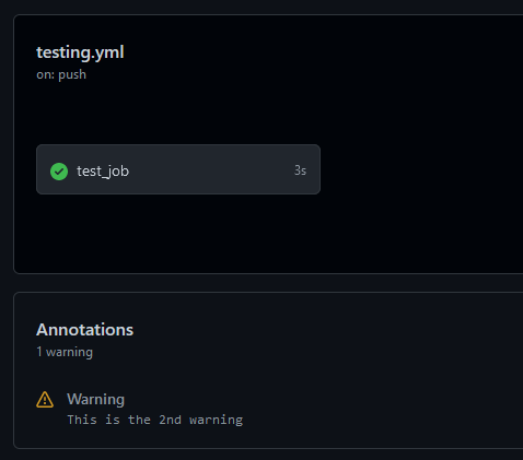 All Annotations not showing in composite actions · community · Discussion #40606 · GitHub