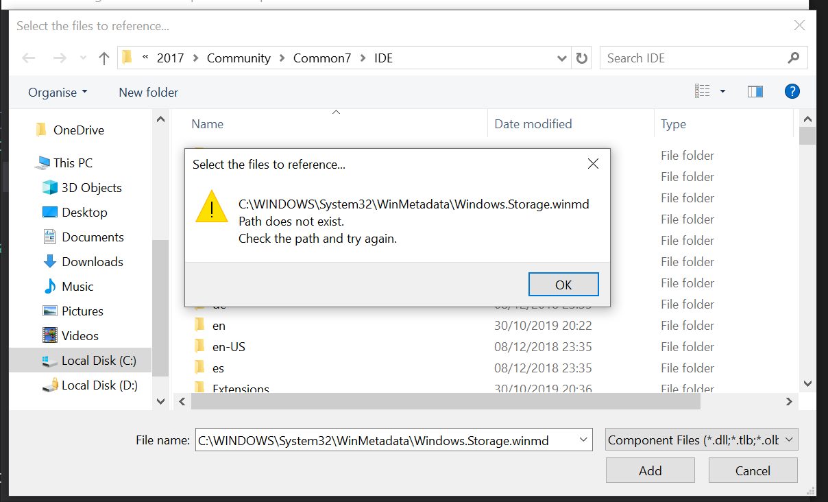 Can't build in Windows 10 with update 1903 · Issue #283 · cairoshell ...