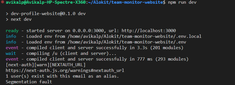 Prisma Segmentation Fault Crash When Using Prisma Client When Using Postgresql