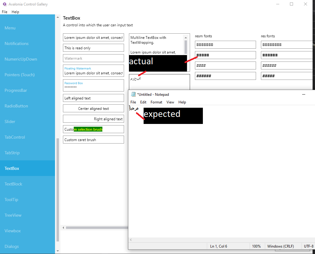 Arabic doesn't render correctly · Issue #3777 · AvaloniaUI/Avalonia ...