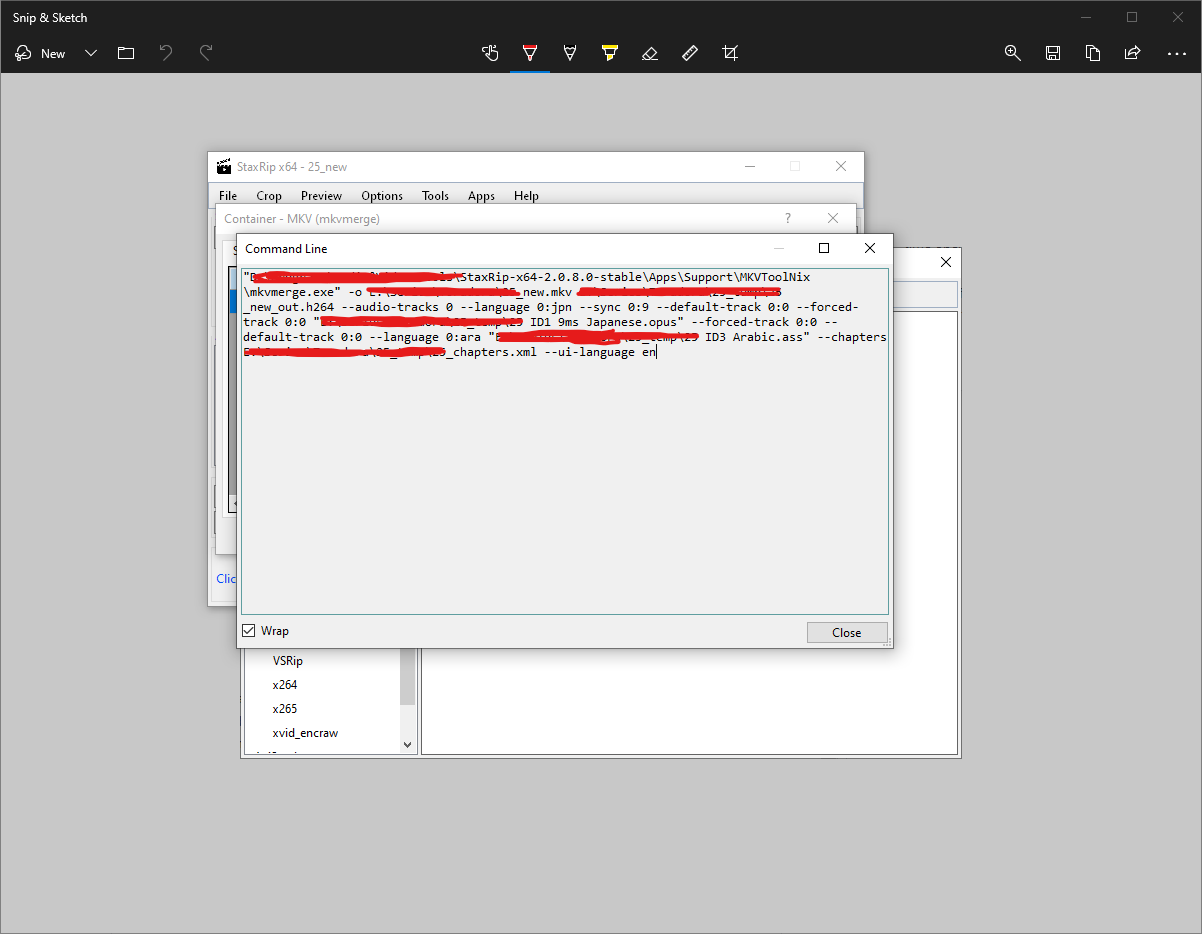 hardcoding an .ass sub doesn't work · Issue #159 · staxrip/staxrip · GitHub