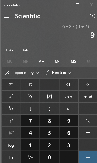 scientifc calculator order of operations is wrong · Issue #1436 ...