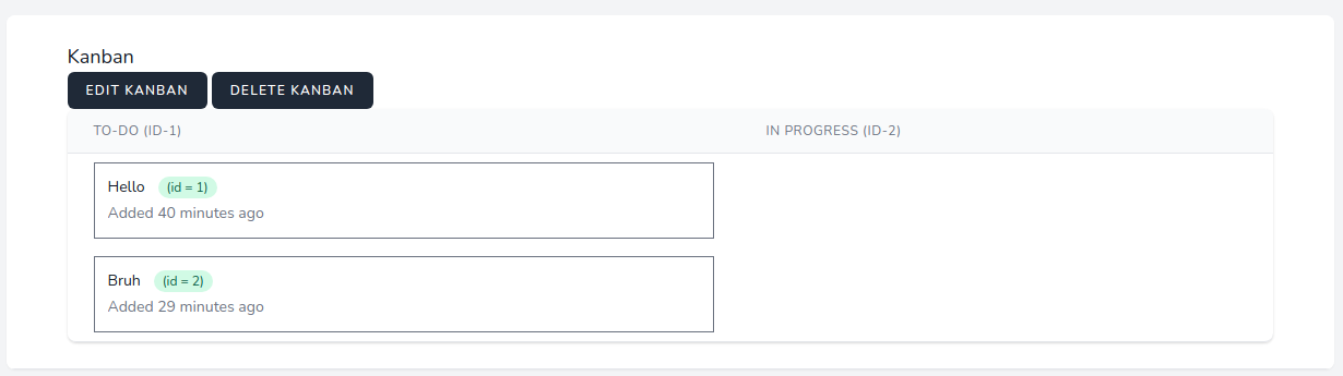 Can't get Kanban to show items in correct place. · Issue #2 · WillTheDeveloper/StudyPortal · GitHub