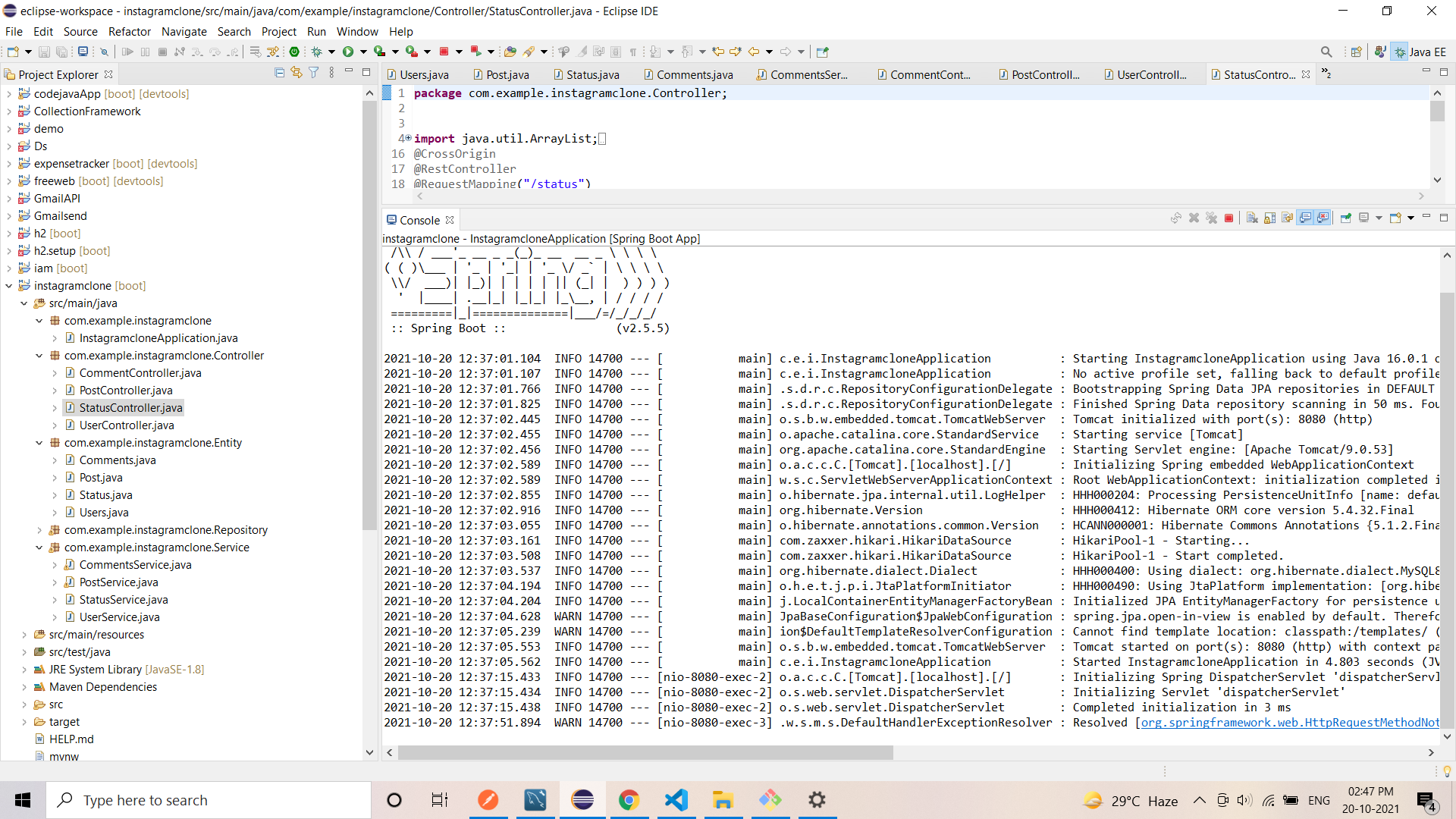 GitHub - parichit21/instagramclone-backend