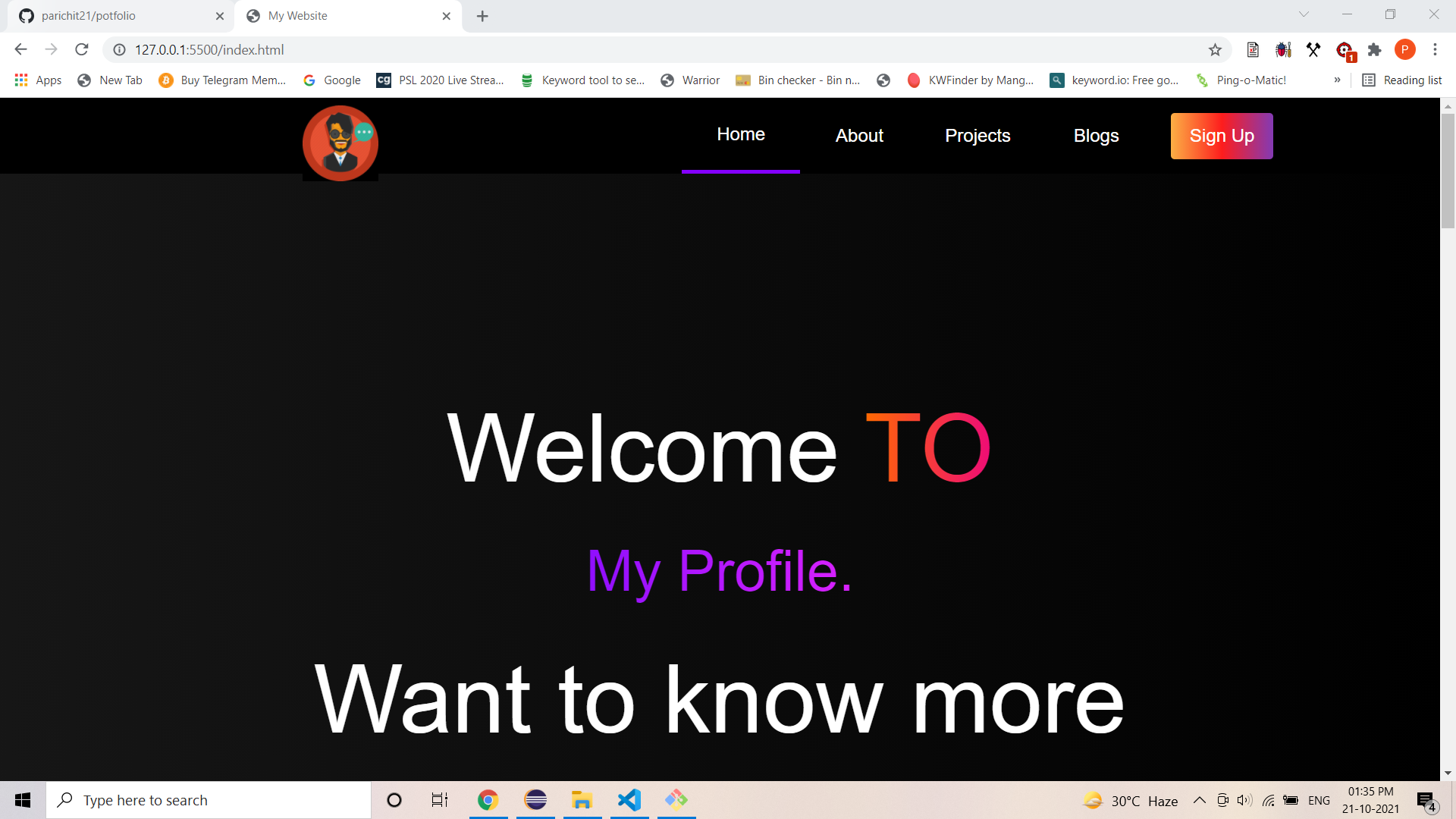 GitHub - parichit21/portfolio