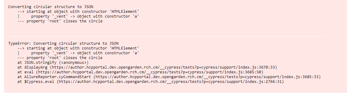 TypeError: Converting circular structure to JSON in my specific custom ...