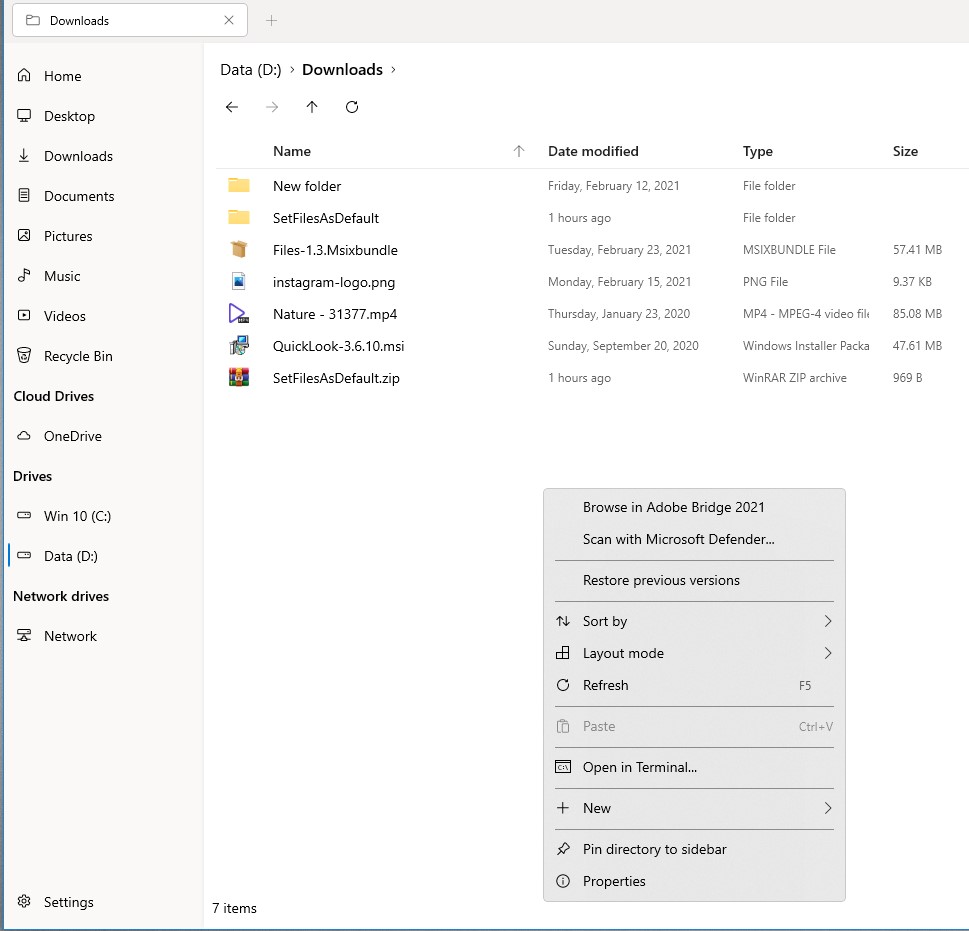 QuickLook doesn't work! · Issue #3823 · files-community/Files · GitHub