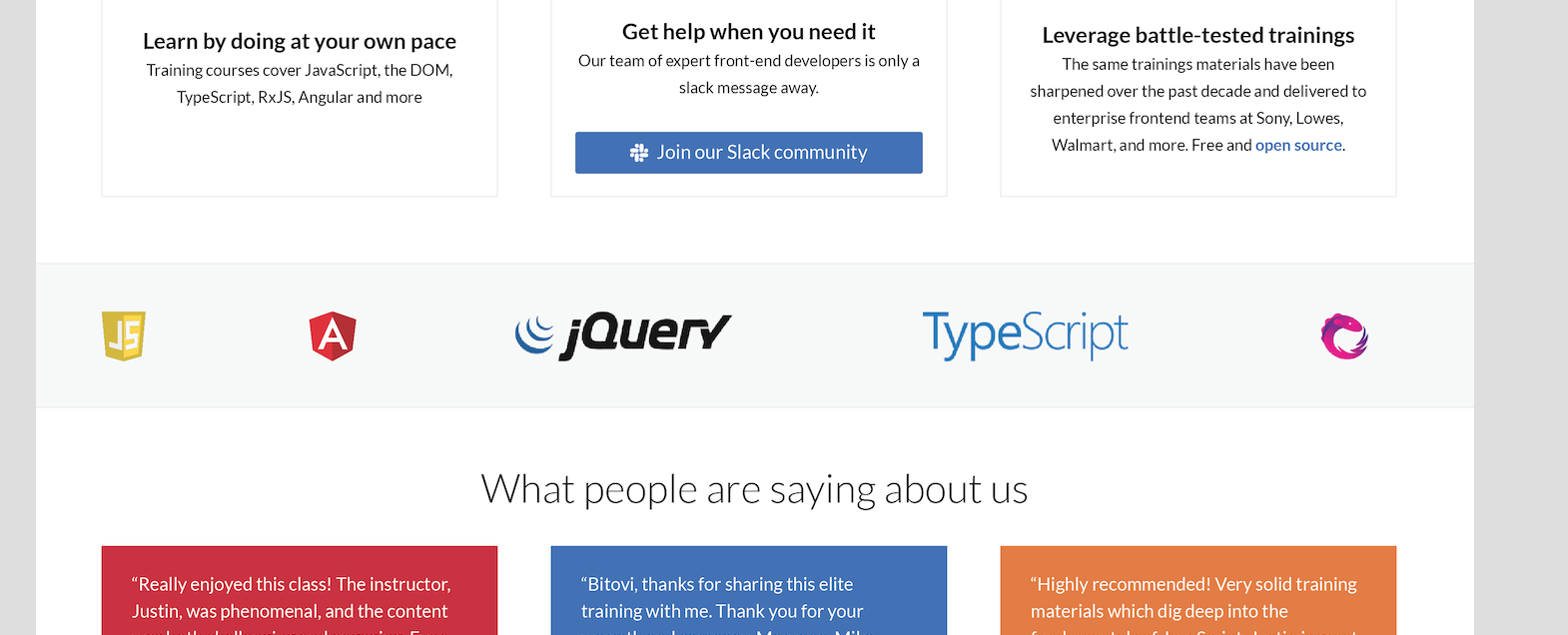 Improve above the fold design · Issue #114 · bitovi/academy · GitHub