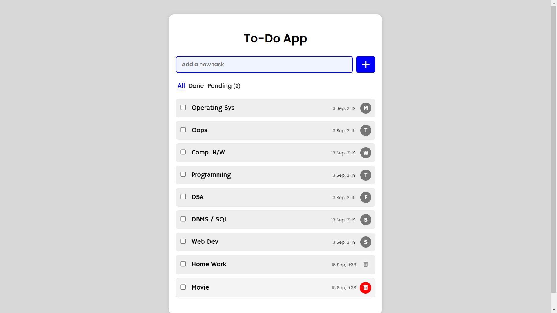 GitHub - JaiRajGunnu/ToDo