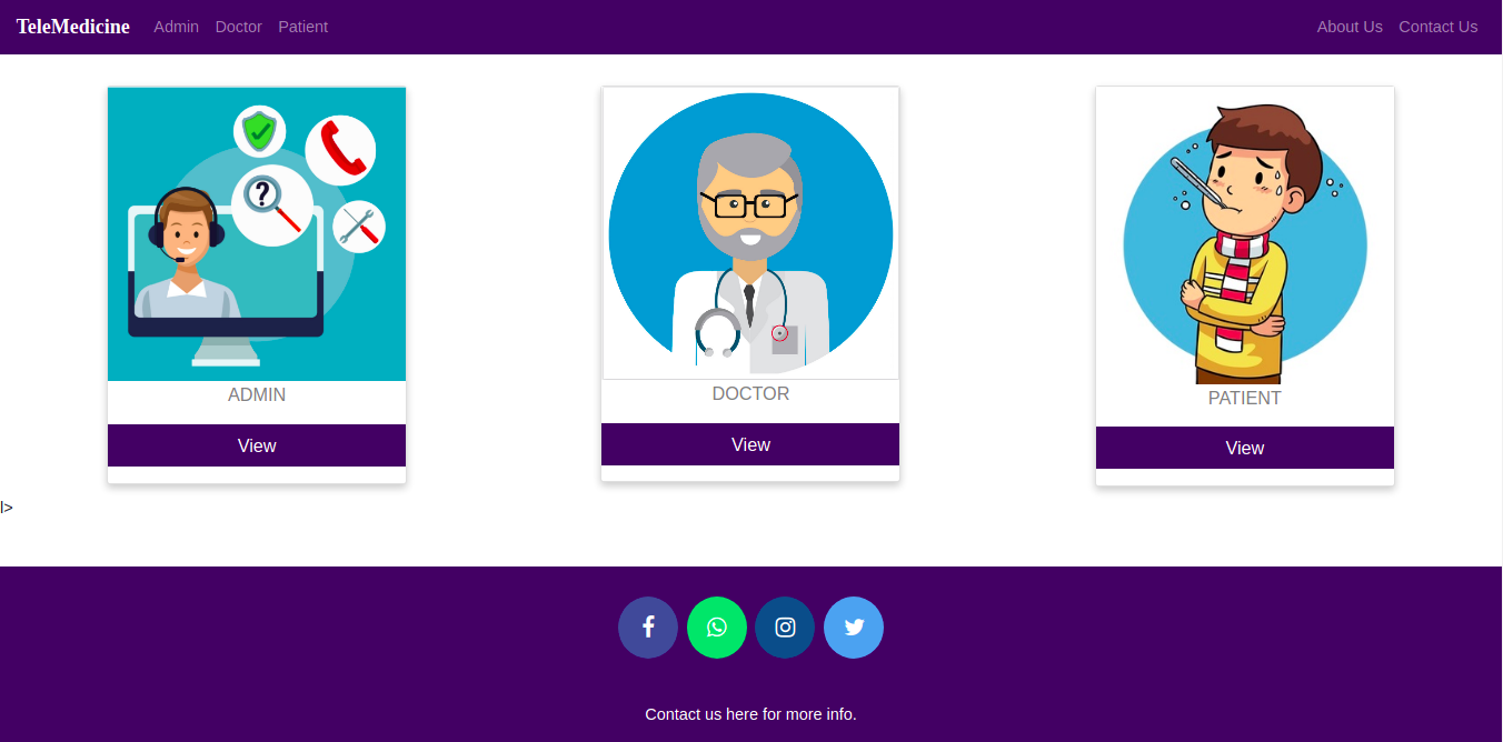 GitHub - Sayan-96/TeleMedicine-Management-System