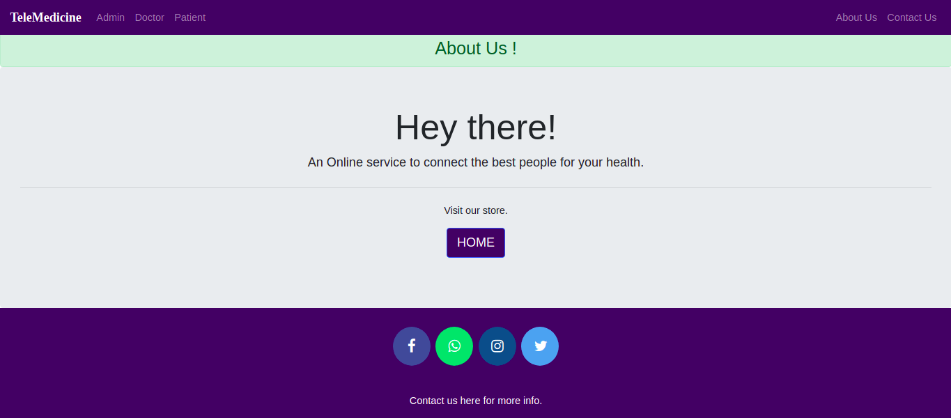 GitHub - Sayan-96/TeleMedicine-Management-System