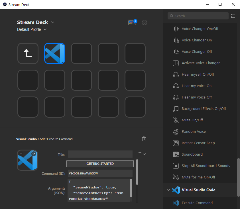 "Execute Command" help to fill Arguments (JSON) for SSH connection label:"help wanted" · Issue ...