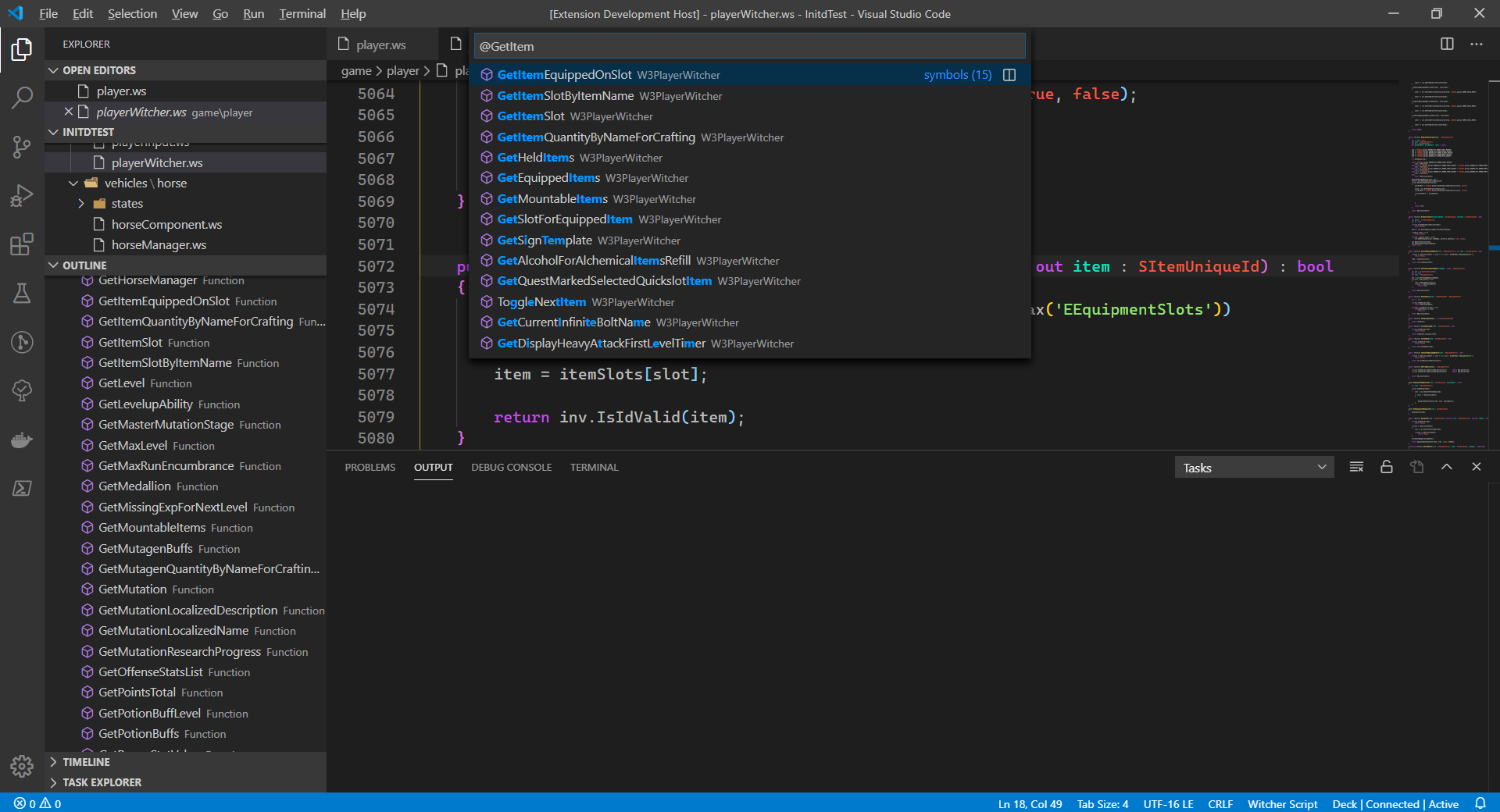 Advanced features not working (create new mod, compare to original Witcher script) · Issue #5 ...