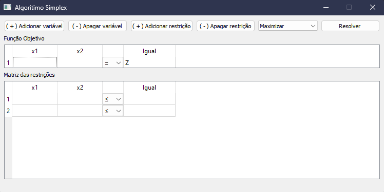 GitHub - lucianomartinsjr/metodo-simplex