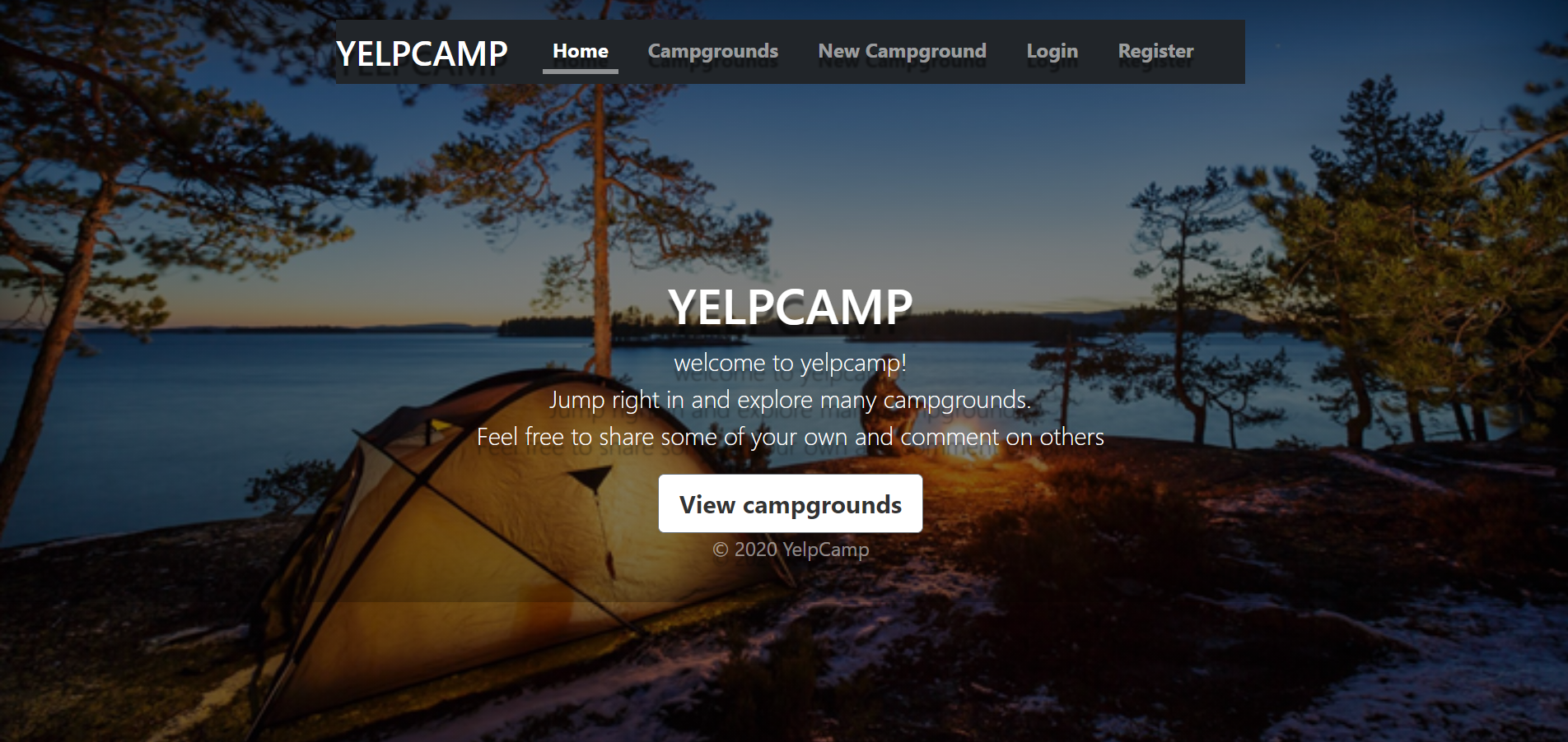 GitHub - simran-kamboj/yelpcamp: yelpcampground is my first web ...