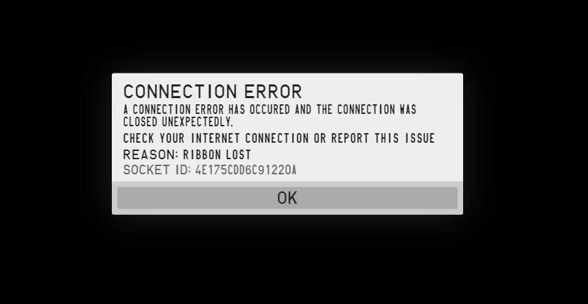 Connection Error; Reason Ribbon Lost · Issue #621 · tetrio/issues · GitHub