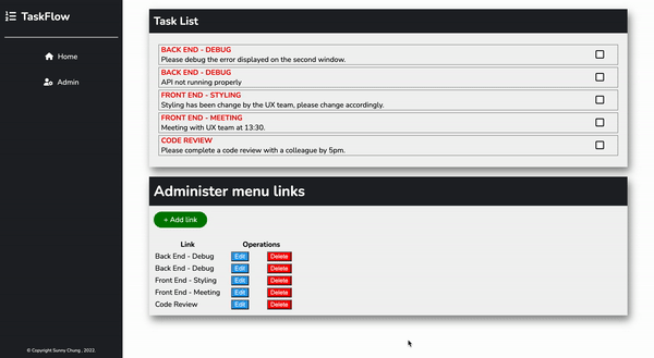 Github Yatyichungtaskflow Task Management System With Crud Functions Built Using Nodejs And