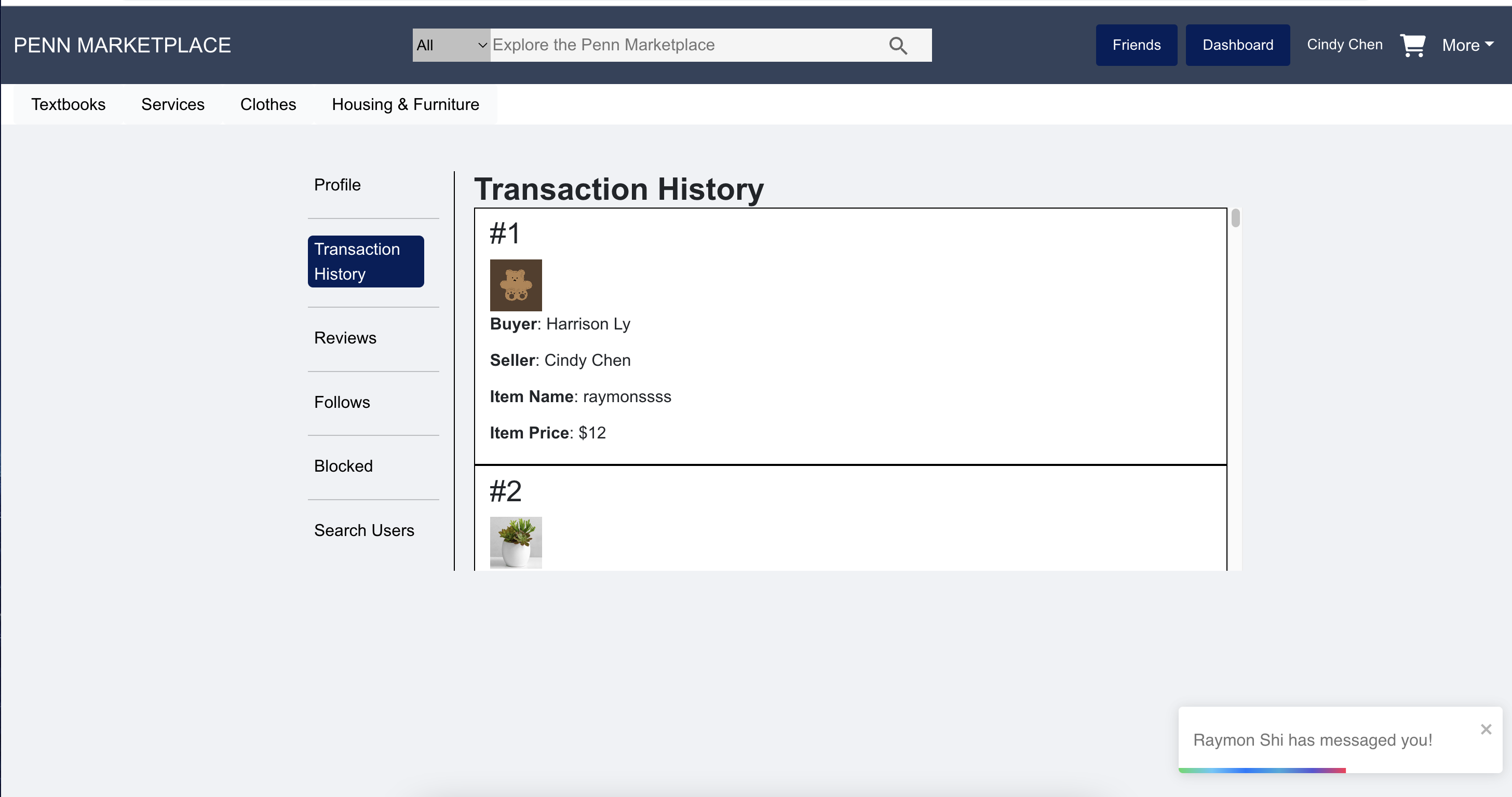 GitHub - cindych/penn-marketplace: a marketplace for Penn students