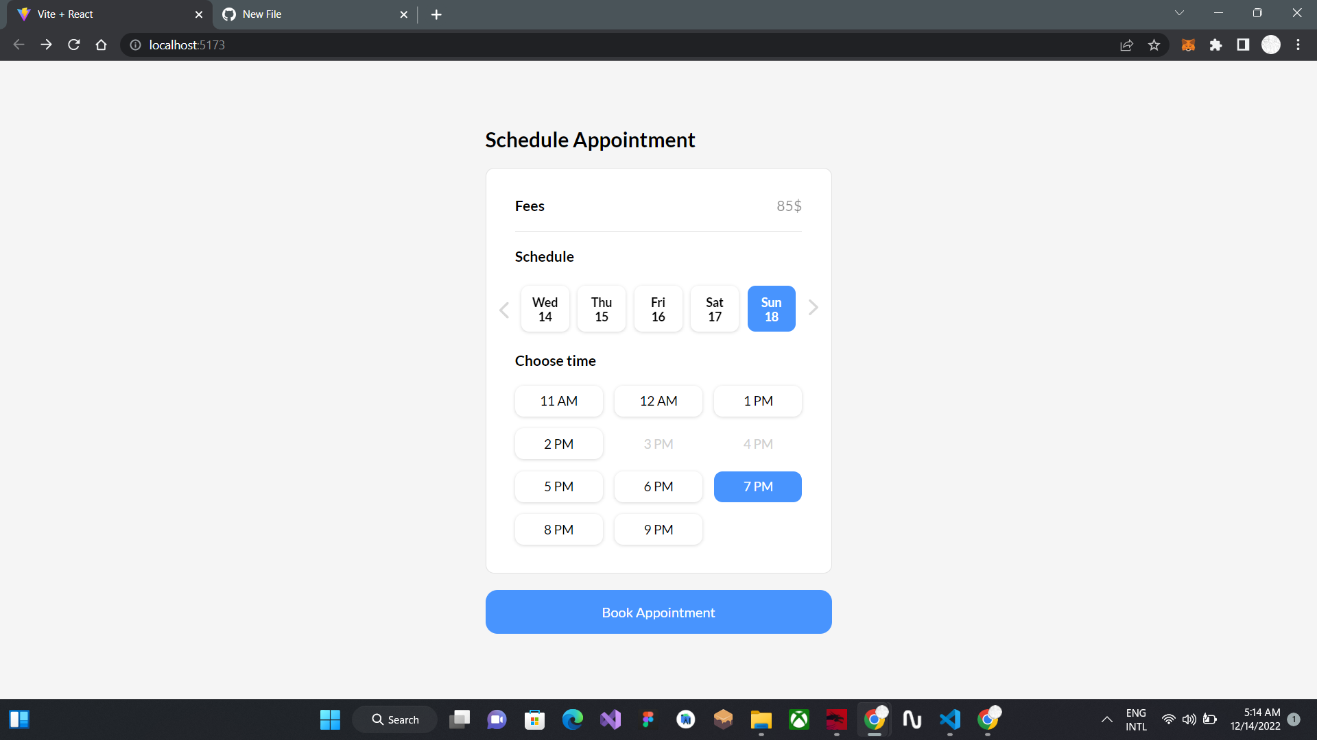 GitHub - BAM-hub/Schedule-Appointment