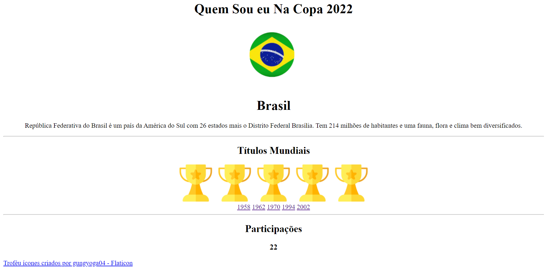 GitHub - BrunoSilva03/site-simples-Brasil-Copa-do-Mundo-2022: Site simples utilizando recursos ...