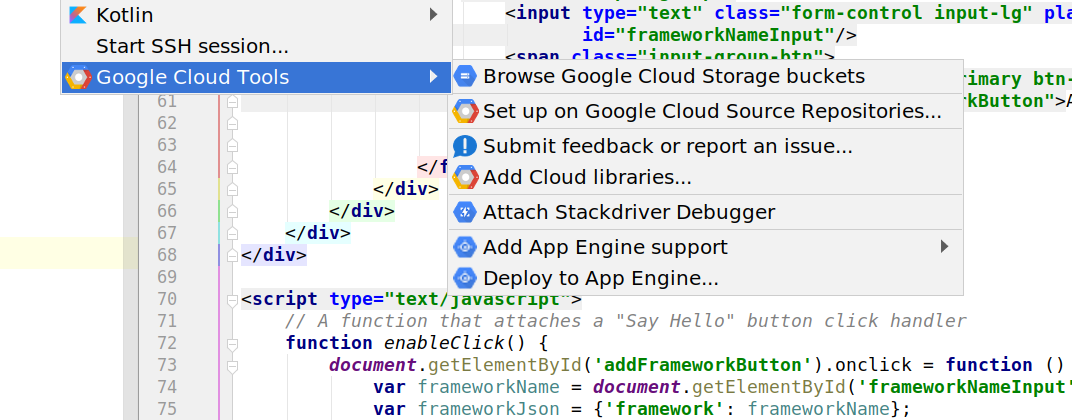 Google Cloud Tools menu group lost ordering · Issue #2123 · GoogleCloudPlatform/cloud-code ...