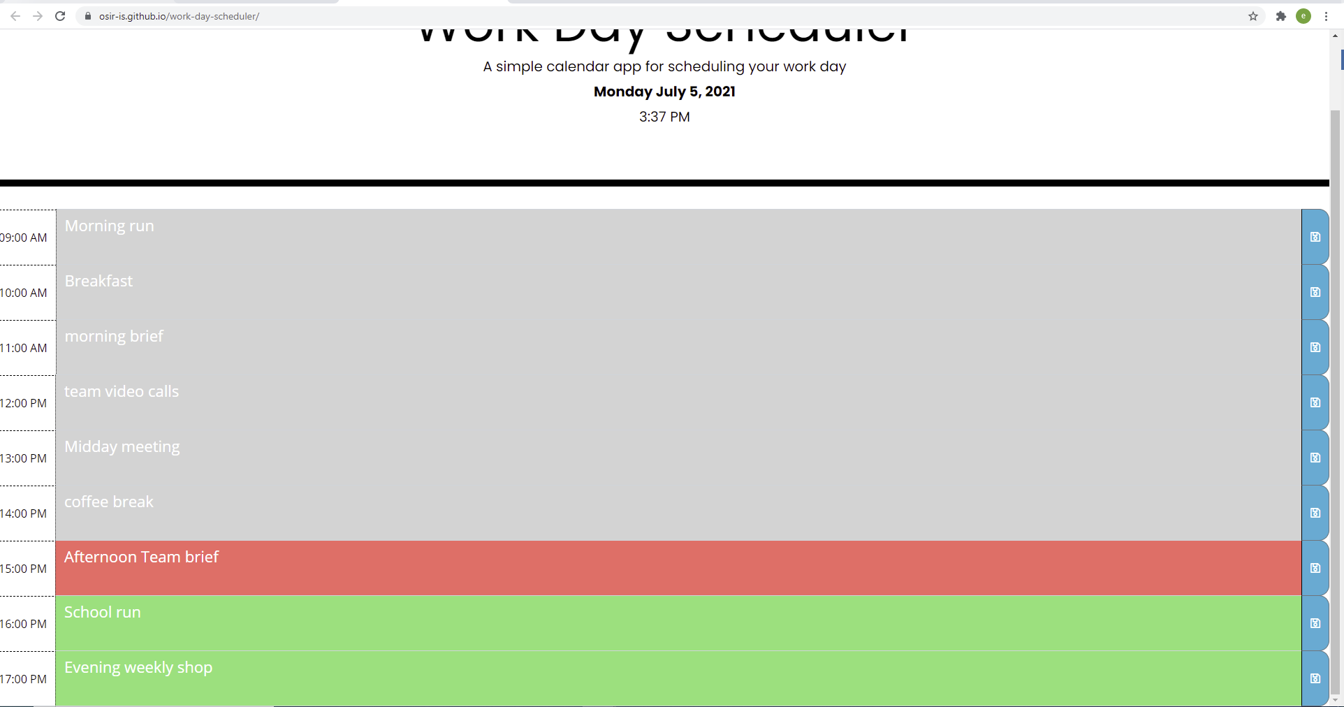 GitHub - Osir-is/work-day-scheduler
