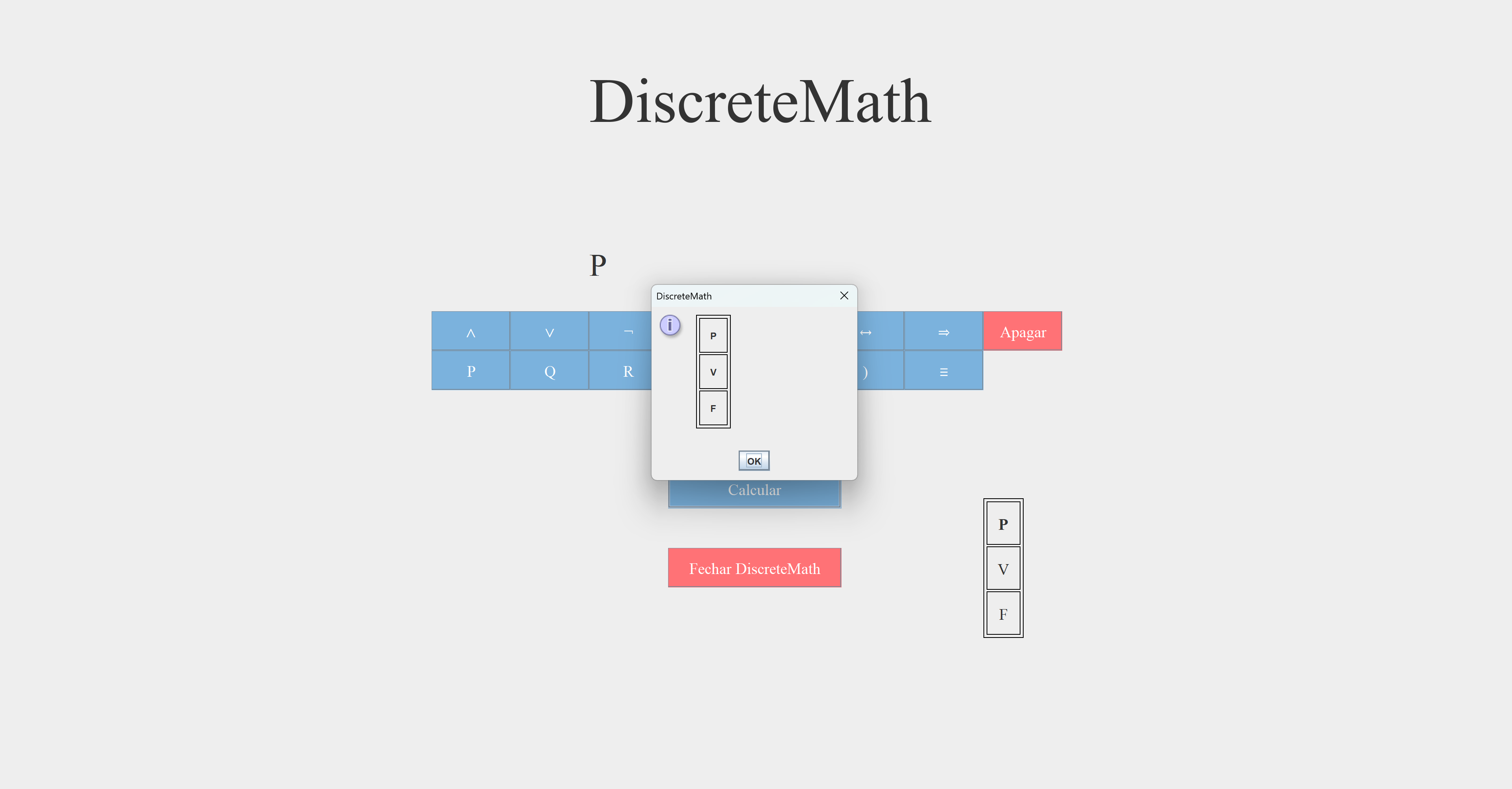 GitHub - alexZ7000/DiscreteMathJava: Aplicativo de matemática discreta