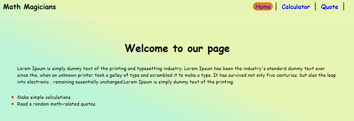 GitHub - brainconnect93/Math-magicians: Math magicians is a website for all fans of mathematics ...