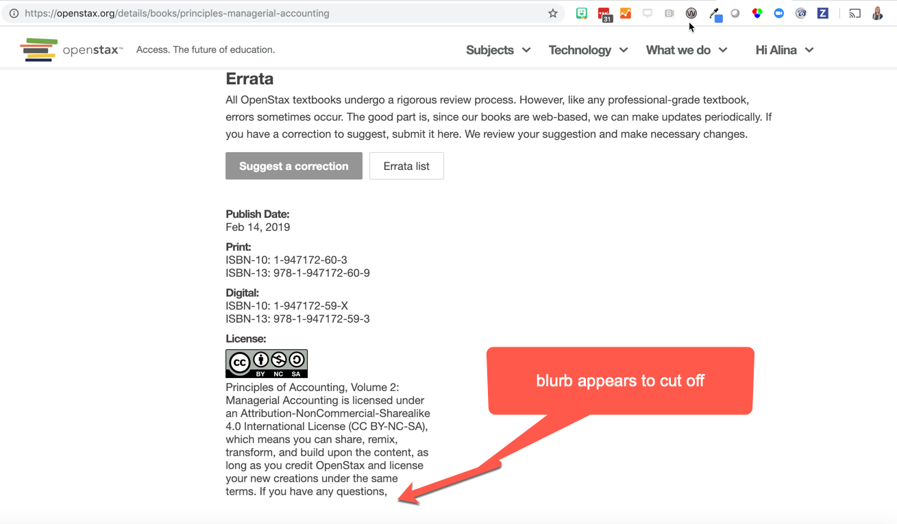 CC-BY-NC-SA Blurb Cuts Off on Book Page · Issue #1341 · openstax/os-webview · GitHub